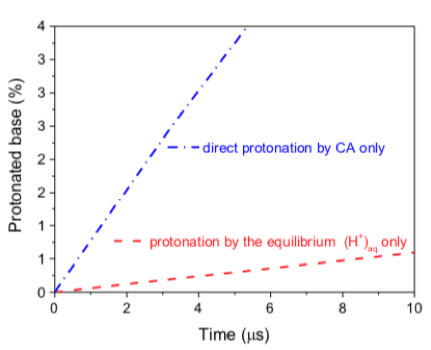Intact carbonic acid is a viable protonating agent for biological bases ...